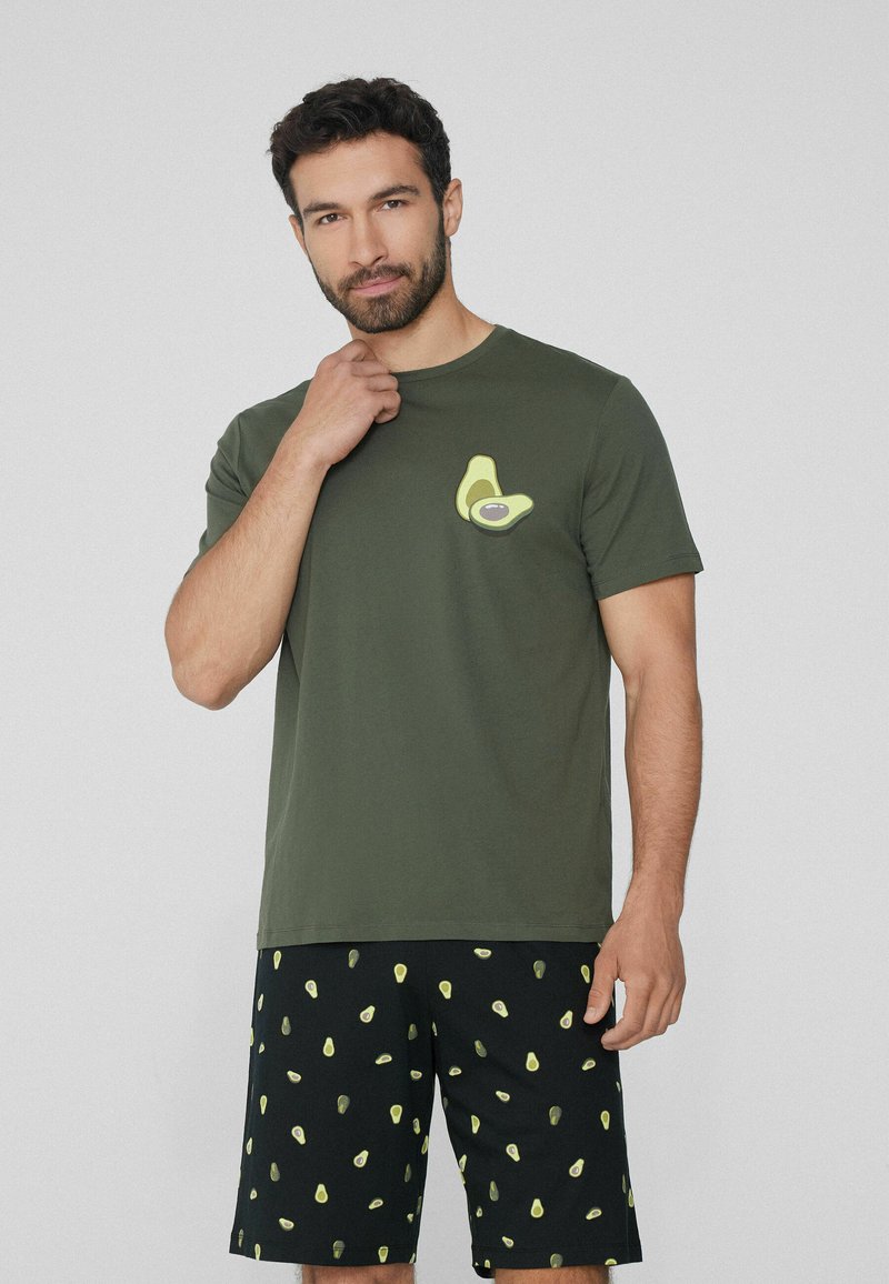 Tezenis SET - Conjunto de pijama - y safari green stampa avocado/verde ...
