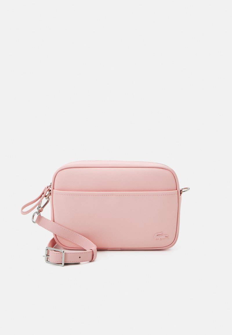 Lacoste DAILY LIFESTYLE CROSSOVER BAG - Across body bag - nymphea/pink ...