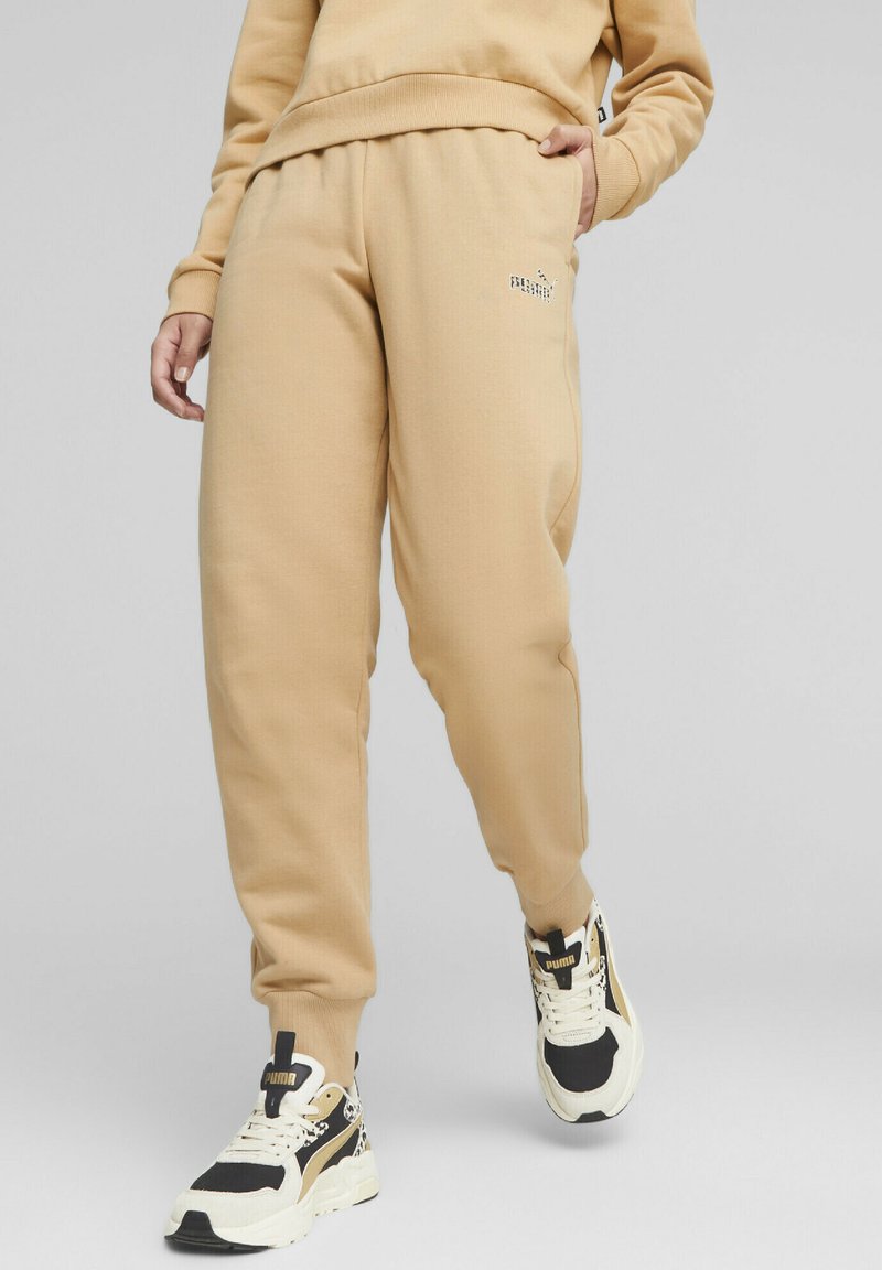 Puma ESS ANIMAL TRAININGS - Teplákové kalhoty - sand dune/béžová ...