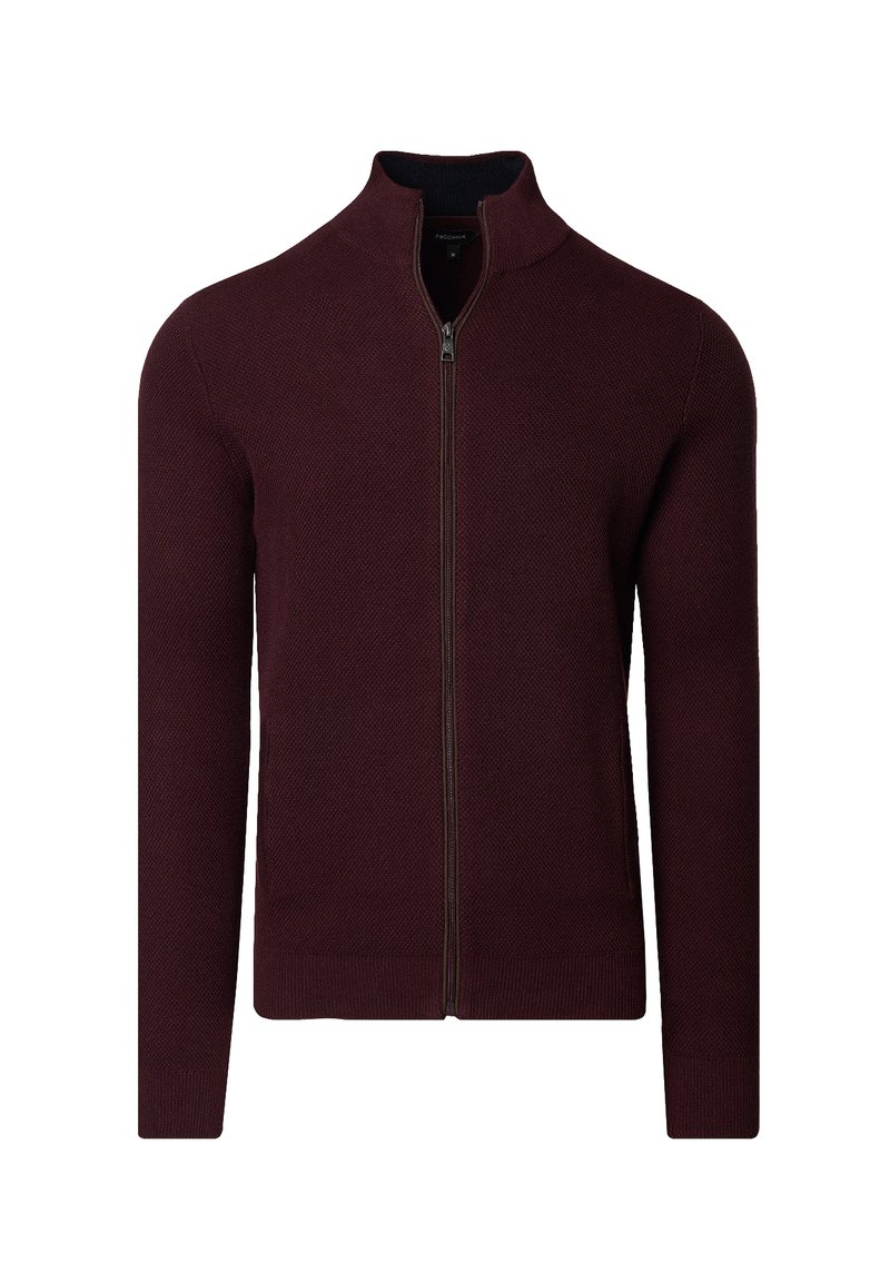 PRÓCHNIK - Kardigan/bordowy - Zalando.pl