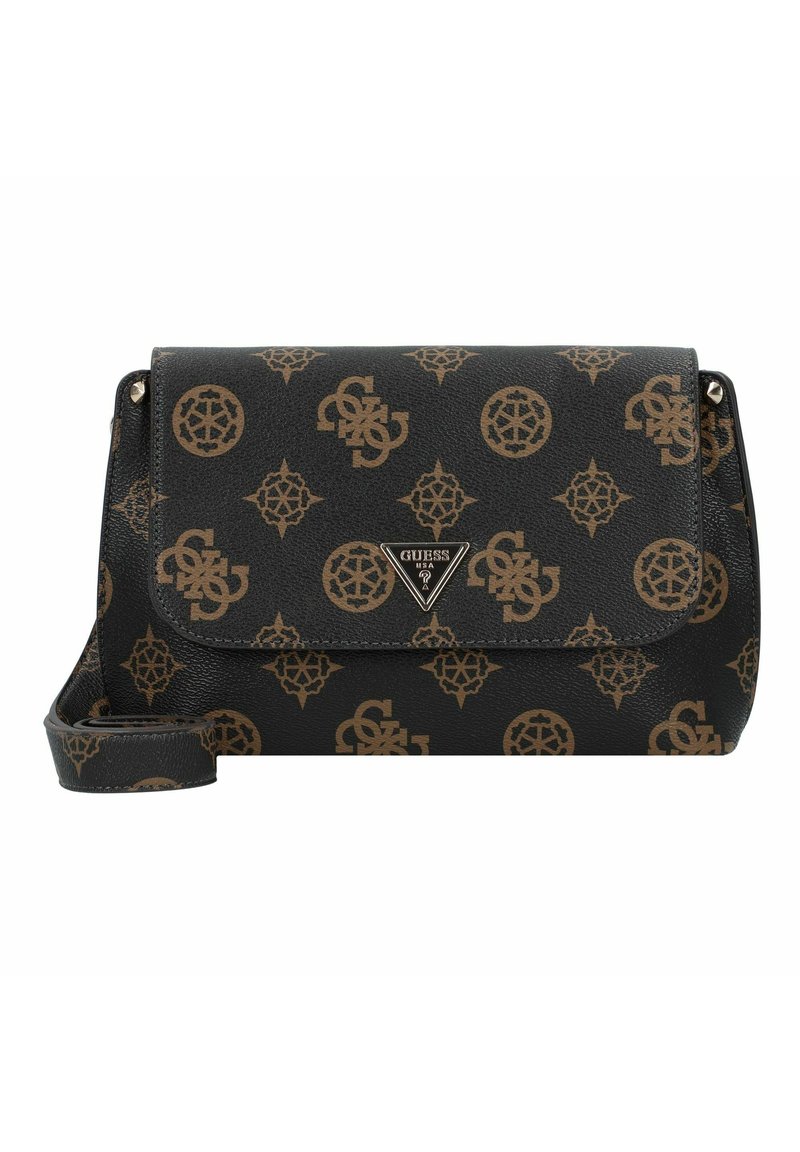 Guess MERIDIAN - Across body bag - mocha logo/brown - Zalando.ie