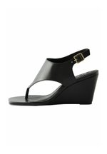 Next SIGNATURE TOE POST - REGULAR FIT - Tåsandaler - black/svart ...
