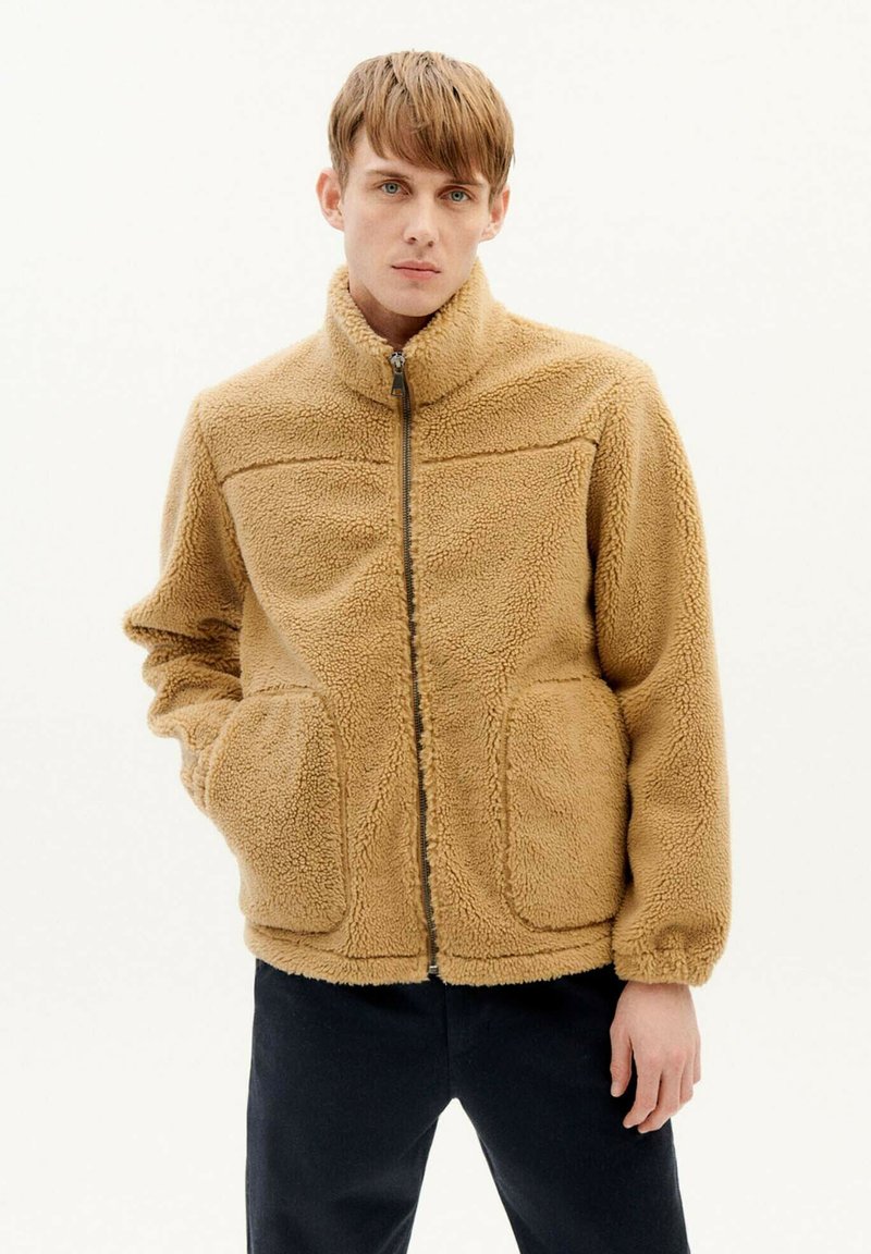 Thinking Mu STEVIE - Fleece jacket - camel/brown - Zalando