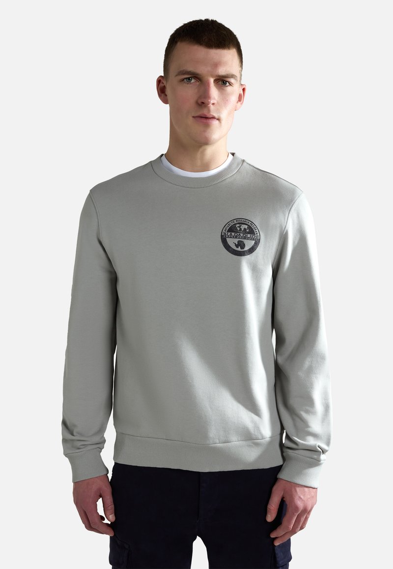 Napapijri B-BOLLO C 1 - Sweater - gray ghost/grijs - Zalando.nl