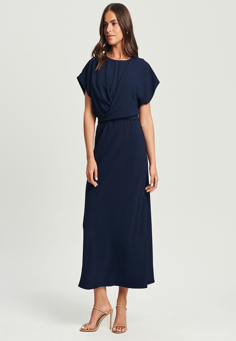 TUSSAH MELINA MIDI - Robe de jour - navy blue/bleu marine - ZALANDO.FR