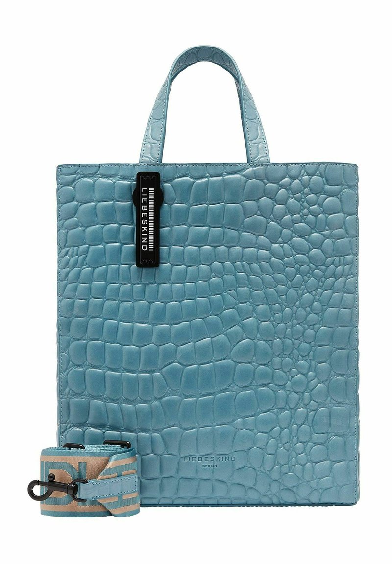 Liebeskind Berlin CROCO PAPER - Shopping Bag - azure/blau - Zalando.de