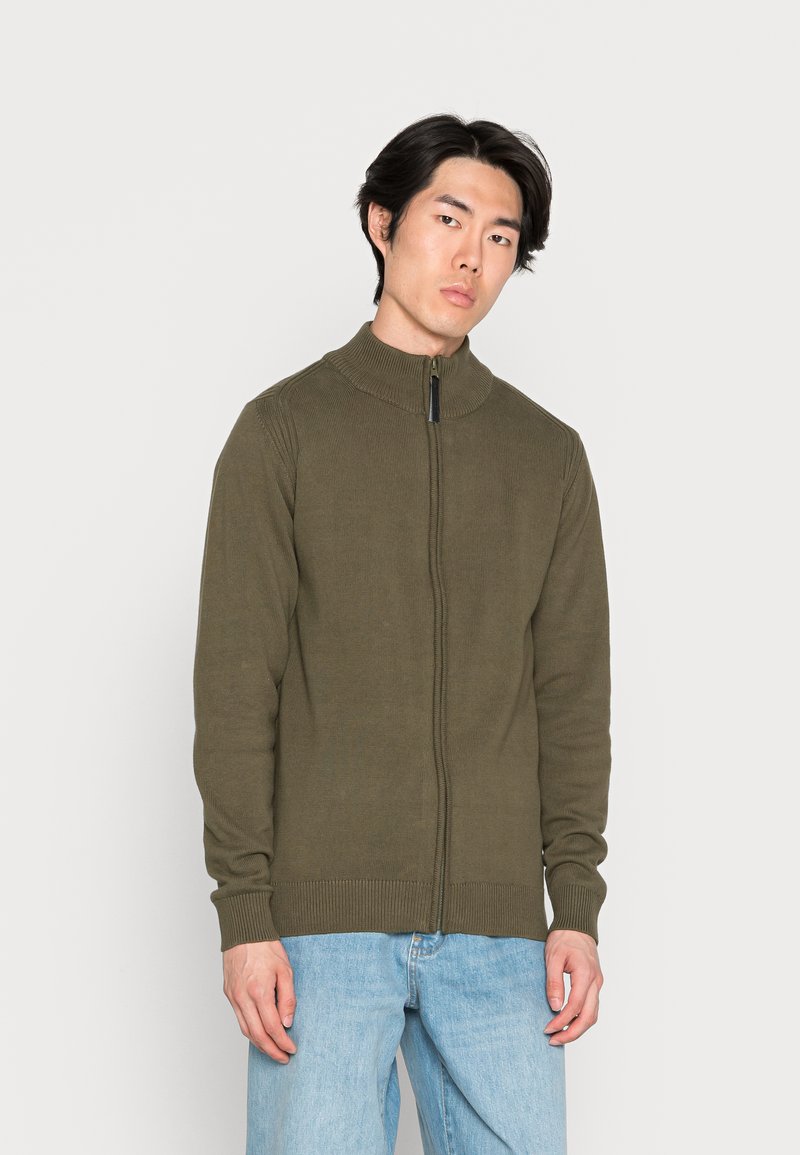 INDICODE JEANS VINCENZO - Cardigan - army/dark green - Zalando.ie