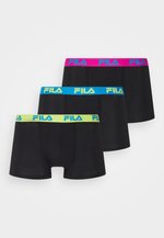Fila MAN BOXER 3 PACK - Pants - deep ocean/magenta/lime/black - Zalando.ie