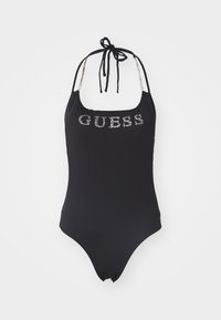 Guess LOGO - Swimsuit - jet black/black - Zalando.co.uk