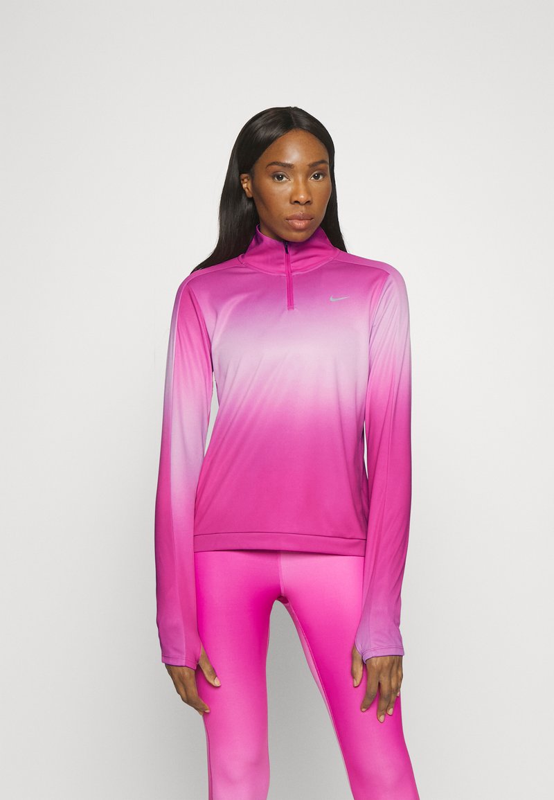 Nike Performance Longsleeve Active Fuchsia Donkerroze Zalando Nl