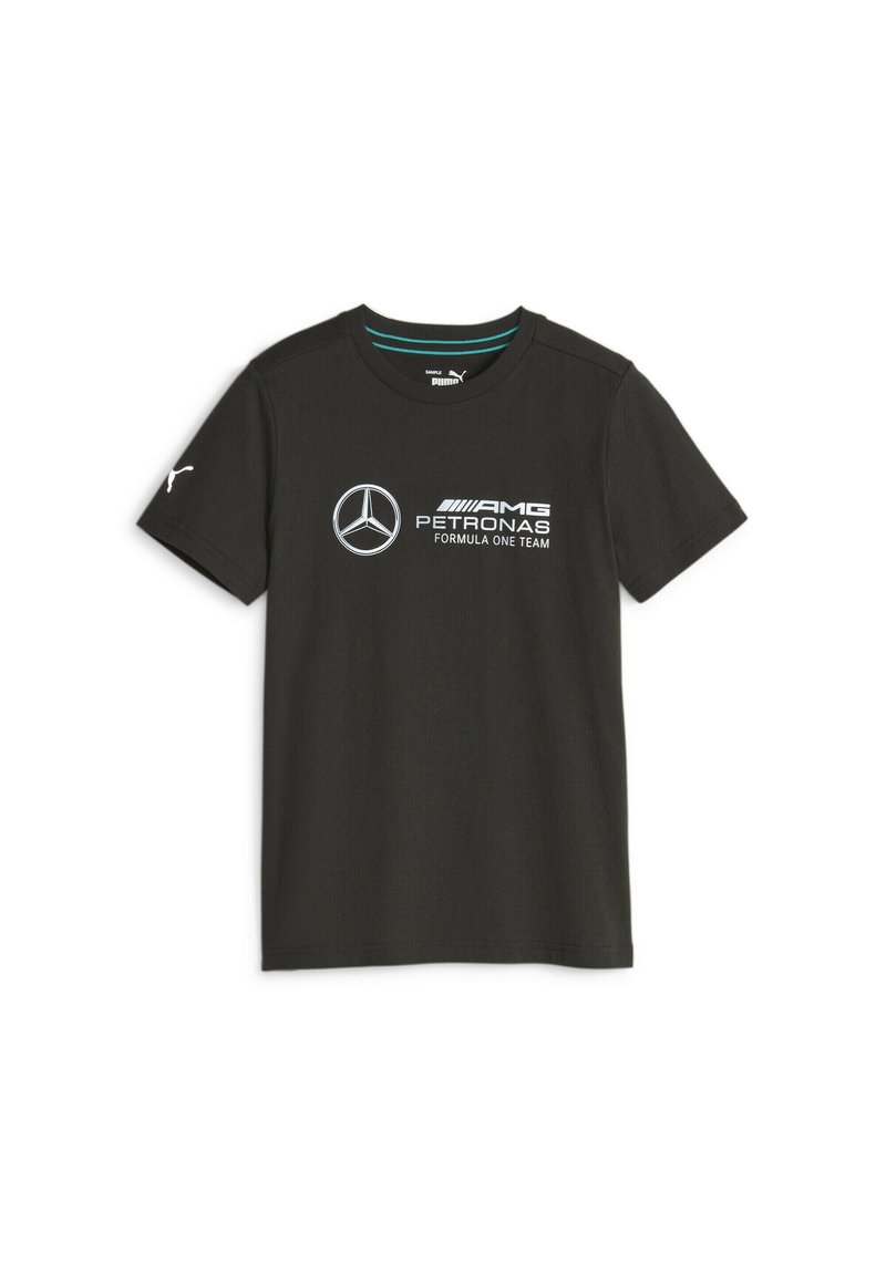 Puma MERCEDES-AMG PETRONAS MOTORSPORT-LOGO - T-shirt print - black ...