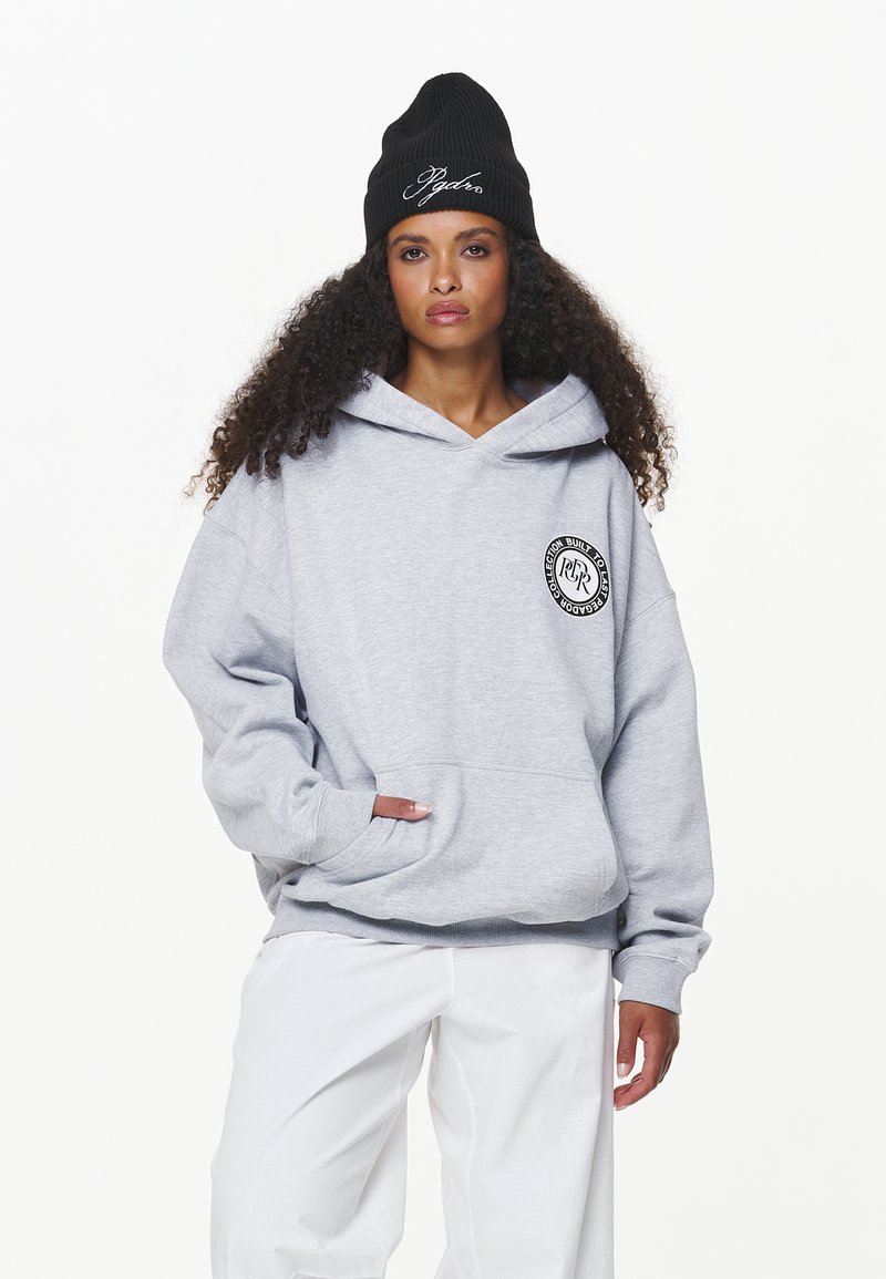 Pegador BAKER HOODIE OVERSIZED - Pusa - grey melange/helehall - Zalando.ee