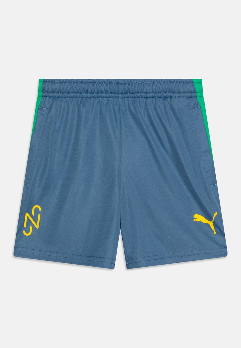 Puma NEYMAR JR BNA UNISEX - Sports shorts - blue horizon/pelé yellow ...