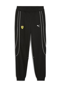 Puma SCUDERIA FERRARI RACE JOGGING - Tracksuit bottoms - black - Zalando