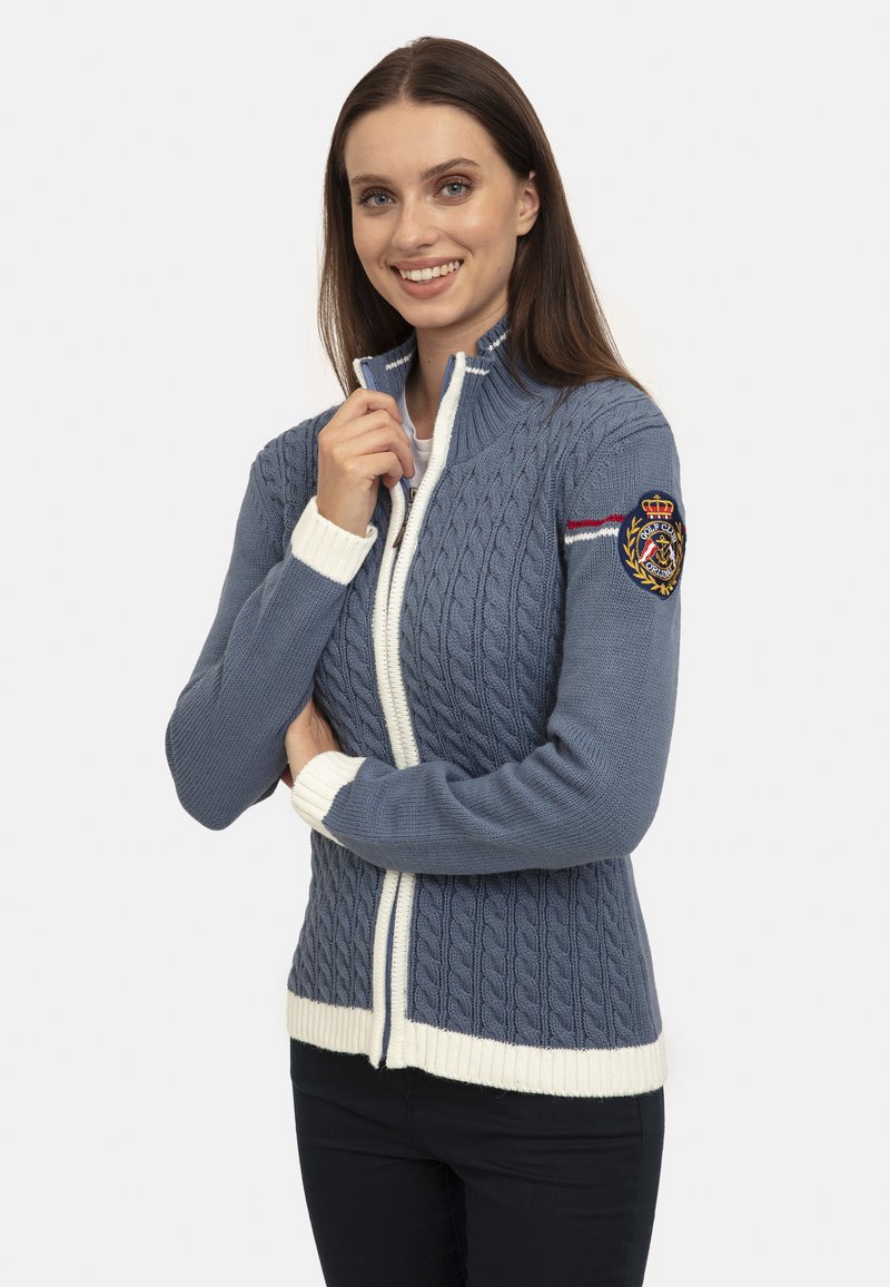 Jacey Quinn MARTINA - Strickjacke - indigo/blau - Zalando.de