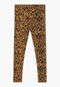 Mini Rodini BABY BASIC LEOPARD UNISEX - Leggings - Hosen - beige - Zalando.de