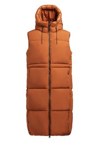 khujo ALVA - Vest - orangebraun/orange - Zalando.dk