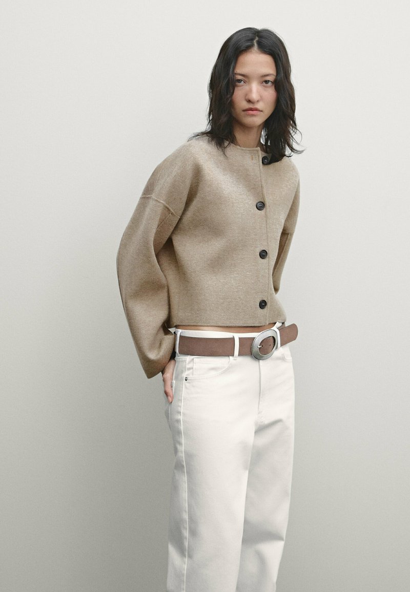 Massimo Dutti Cardigan - brown - Zalando.co.uk