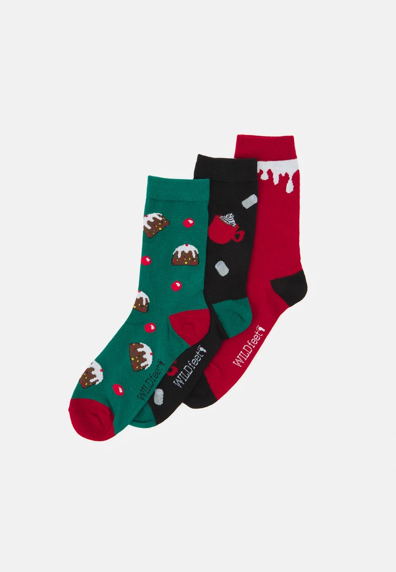 Wild Feet WILDFEET LET THEM EAT CAKE CHRISTMAS 3 PACK - Socks - multi ...