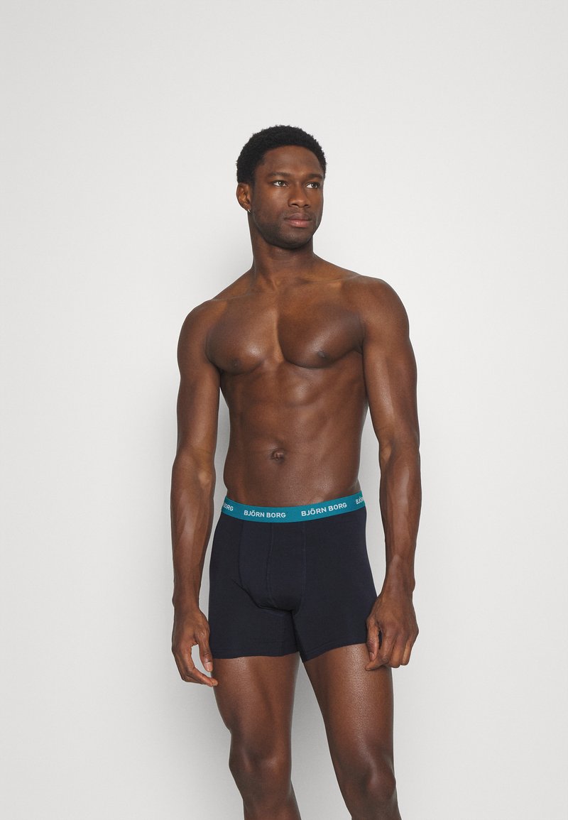Björn Borg STRETCH TRUNK 3 PACK - Culotte - blue/negro - Zalando.es