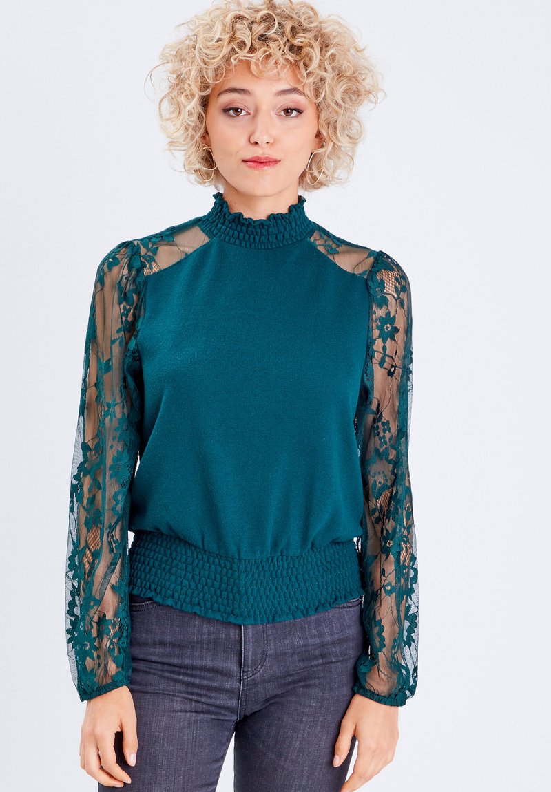 Cache Cache Strickpullover - vert foncé/dunkelgrün - Zalando.at