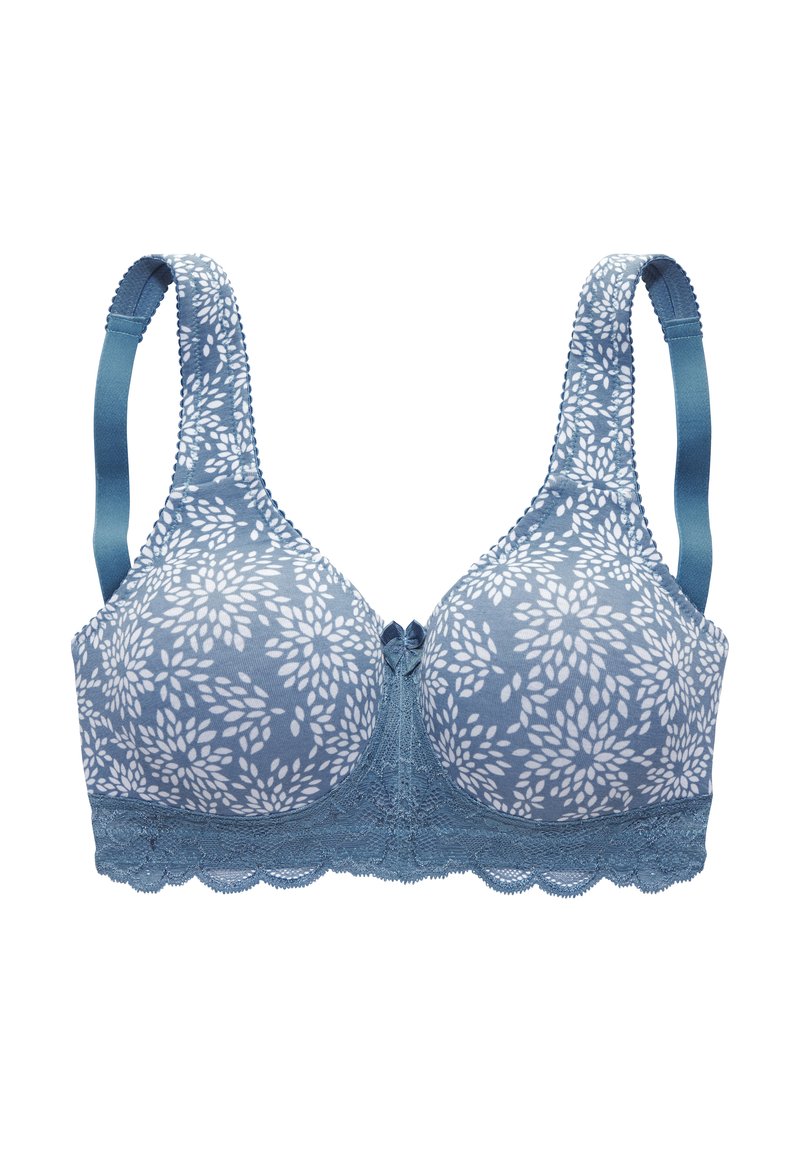 LASCANA ENTLASTUNGS-BH - T-Shirt BH - blau-weiß/blau - Zalando