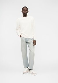 Jack & Jones JORNORREBRO CATSKILLS CREW NECK - Jumper - sea salt/off ...