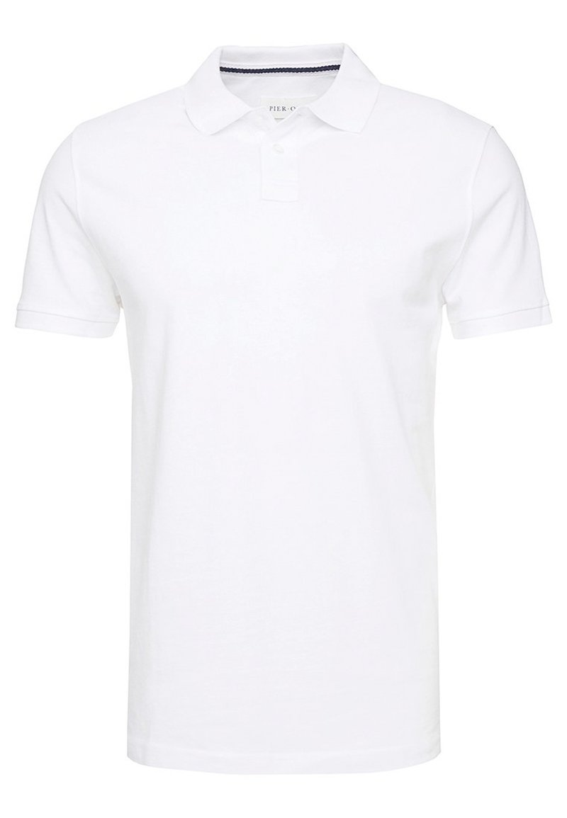 Pier One Polo - white/blanc - ZALANDO.FR