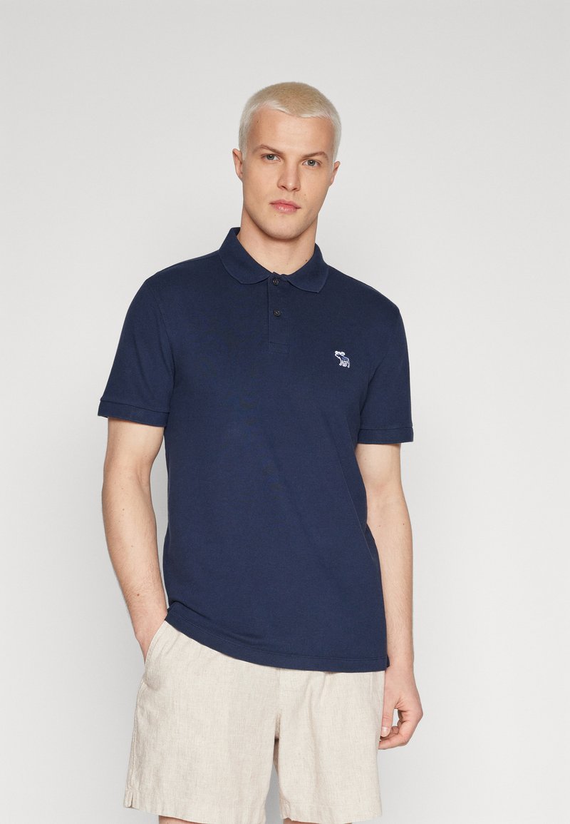 Abercrombie & Fitch ELEVATED ICON NEUTRALS - Polo - sky captain/bleu marine - ZALANDO.FR