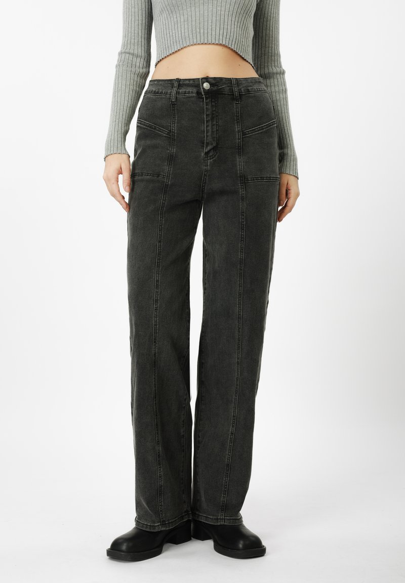 Even&Odd Relaxed fit jeans - black denim - Zalando.ie