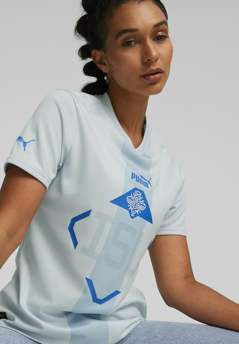 Puma ISLAND 22/23 REPLICA AUSWÄRT - T-shirt med print - arctic ice new ...