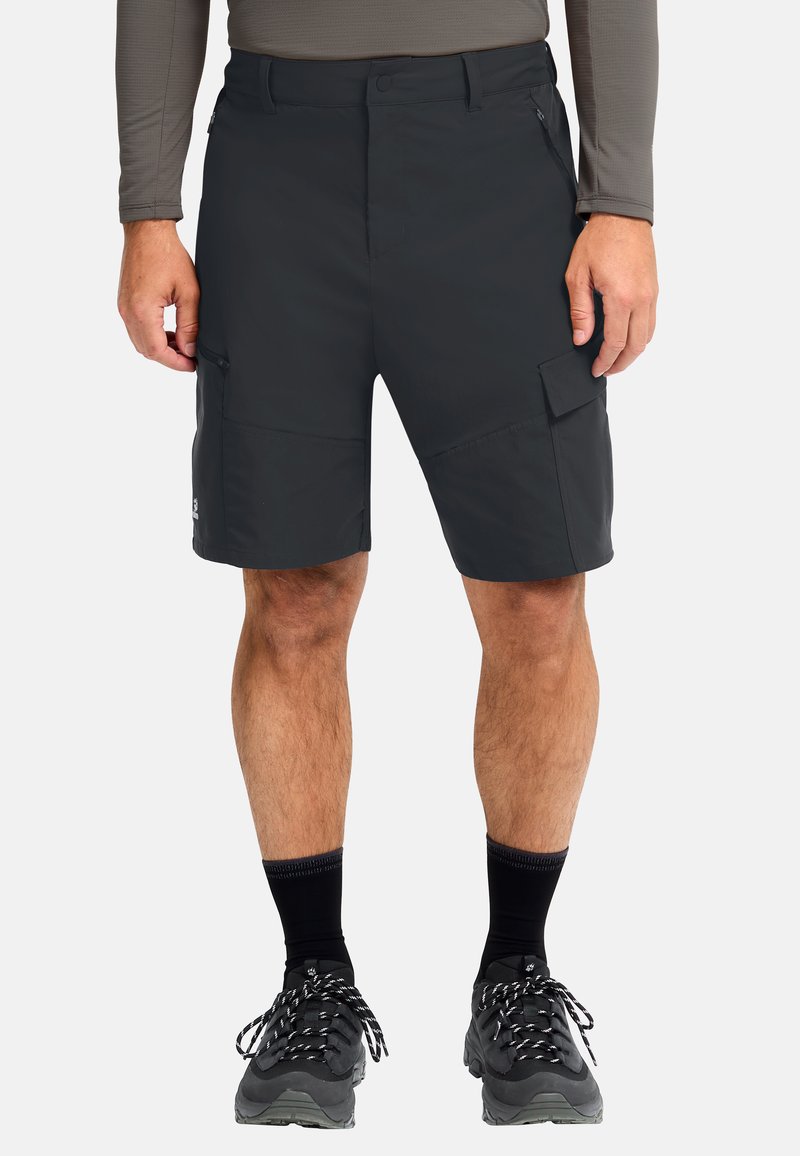 Jack Wolfskin RIDGE HIKE M - Sports shorts - phantom/anthracite - Zalando
