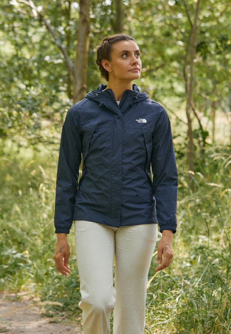 The North Face ANTORA JACKET - Hardshell jacket - summit navy/dark blue ...