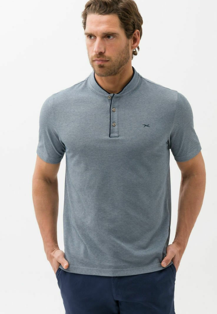 BRAX STYLE PIERCE - T-Shirt basic - ocean/hellblau - Zalando.ch