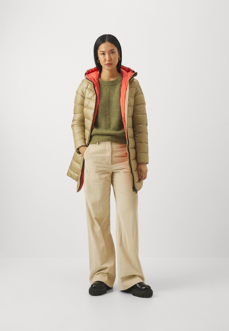 Blauer BASIC LONG JACKET - Winter coat - sand - Zalando.co.uk