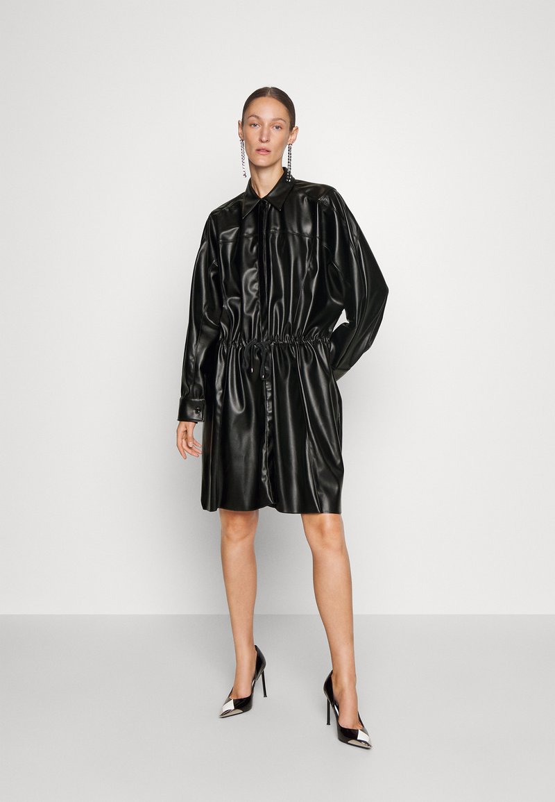 Sara Battaglia Sporty Dress Shirt Dress Black Zalando De