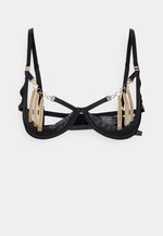 Bluebella AURORA OPEN BRA - Podprsenka bez kostíc - black/gold/čierna - Zalando.sk