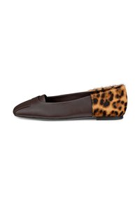 ECCO Ballerinaskor - black /leopard/svart - Zalando.se