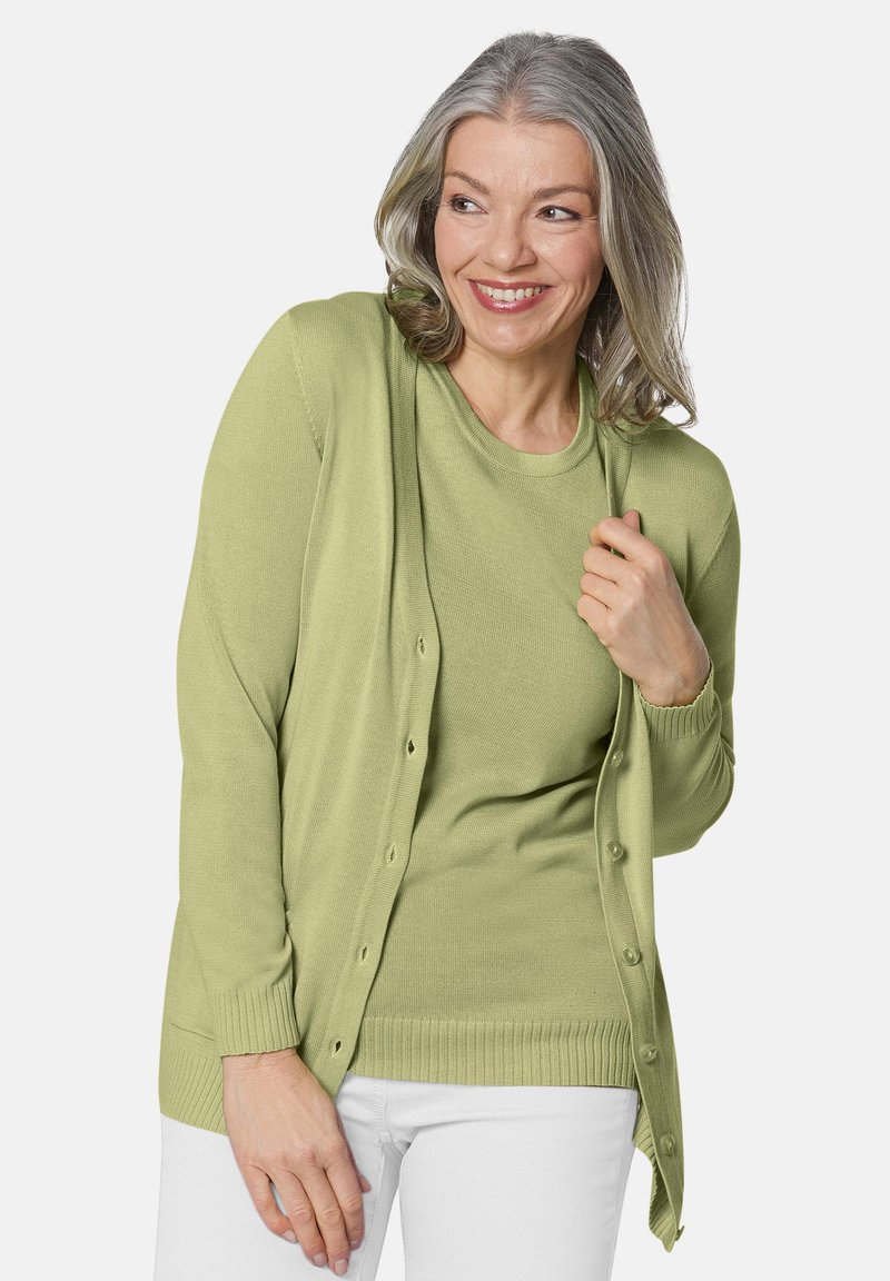 GOLDNER Vest - birch/groen - Zalando.nl