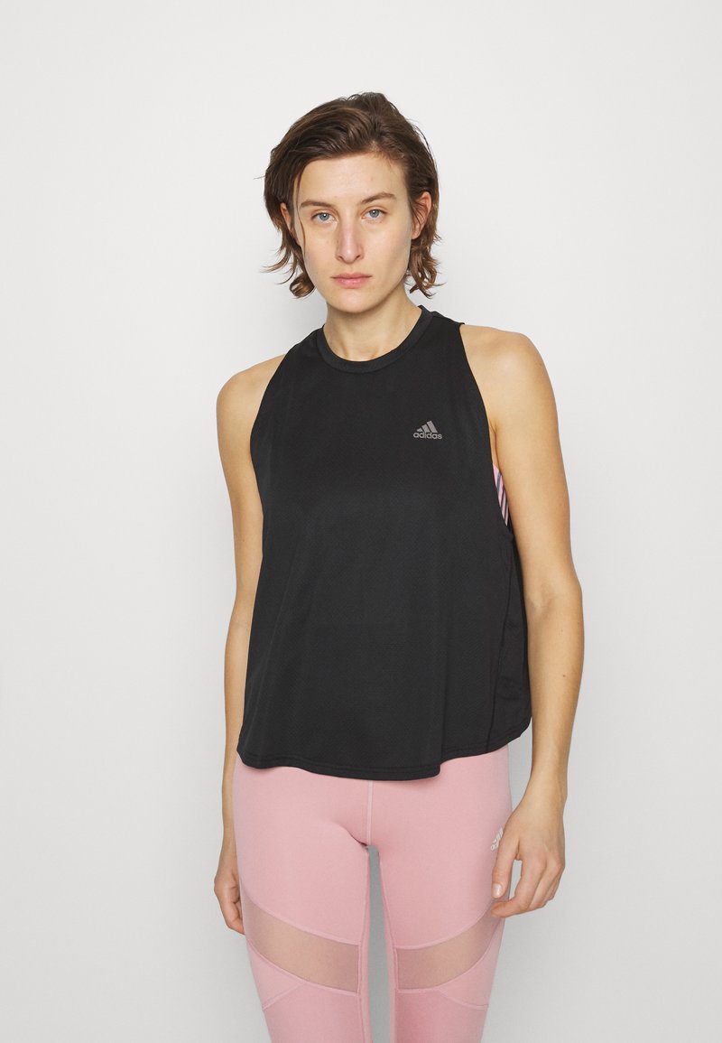 adidas Performance RUNNING TANK - Top - black/sort - Zalando.dk
