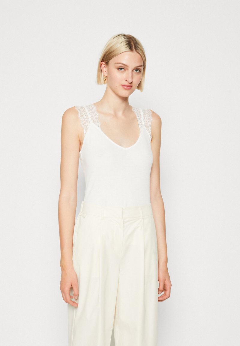 Morgan Top - off white/off-white - Zalando
