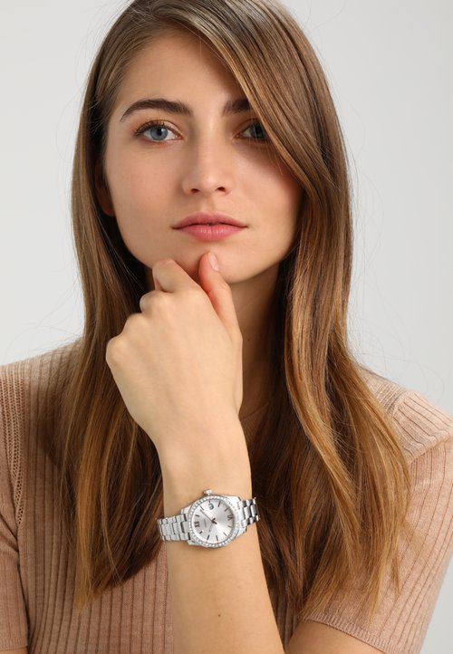 Rosefield OCTAGON XS - Klocka - silver-coloured/silverfärgad - Zalando.se
