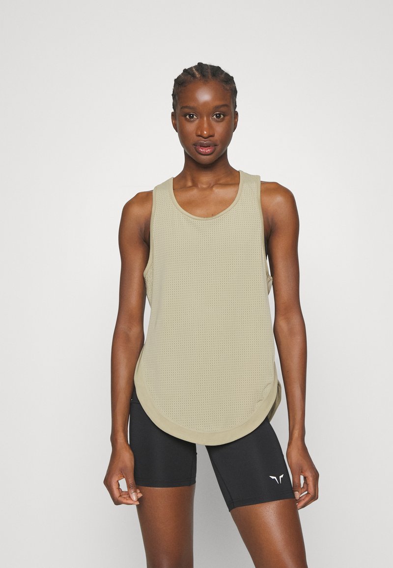 SQUATWOLF DIP HEM TANK - Top - sand - Zalando.ch