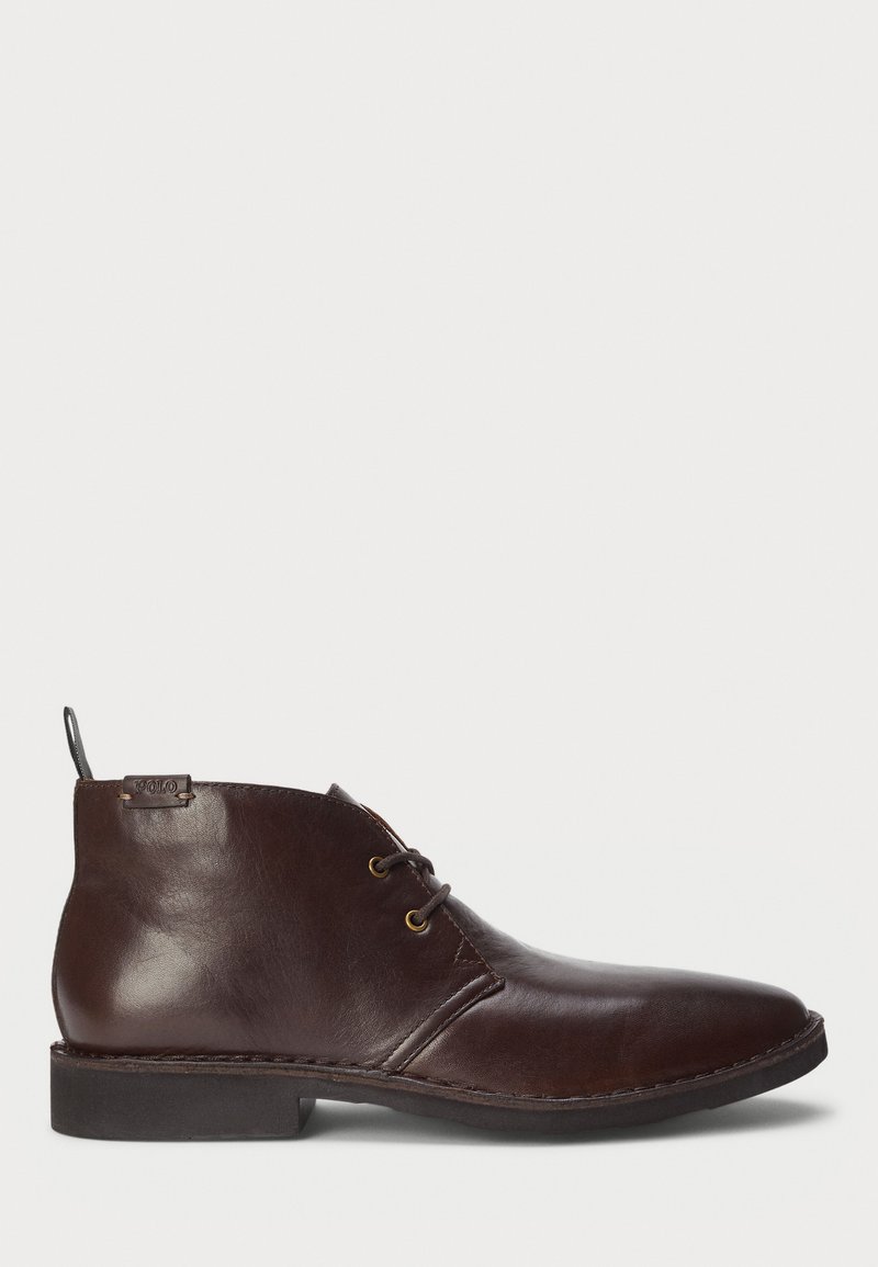 Polo Ralph Lauren TALAN LEATHER CHUKKA BOOT - Zapatos de vestir - dark ...