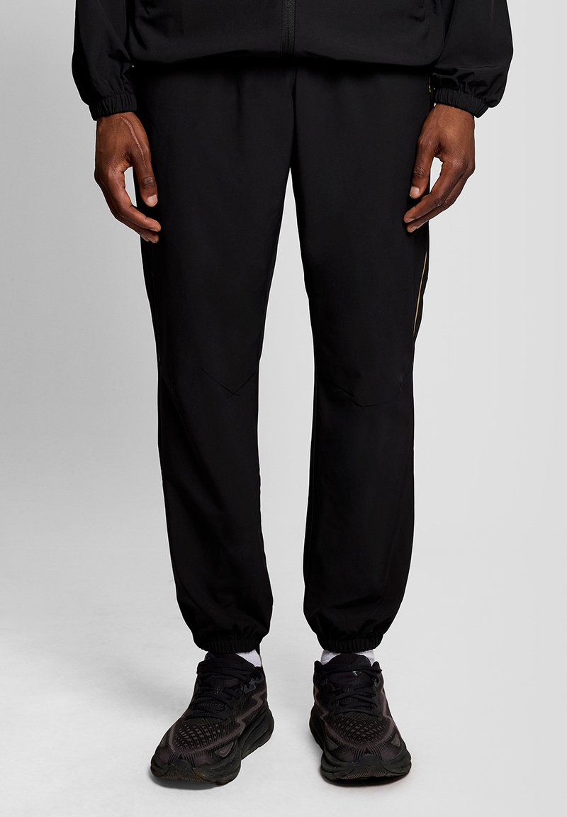 Lyle & Scott STRIPED TRACKIES - Træningsbukser - z jet black/sort ...
