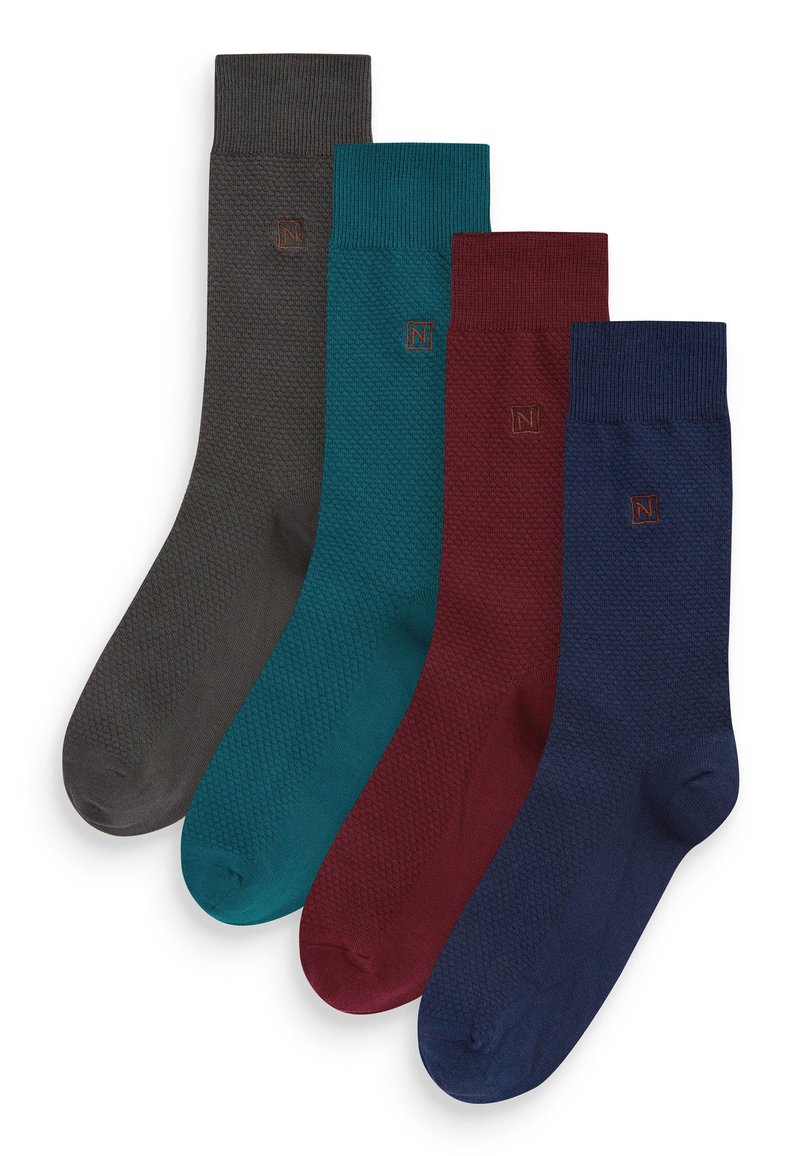 Next EMBROIDERED STAG 4 PACK - Socken - brown/navy/braun - Zalando.ch