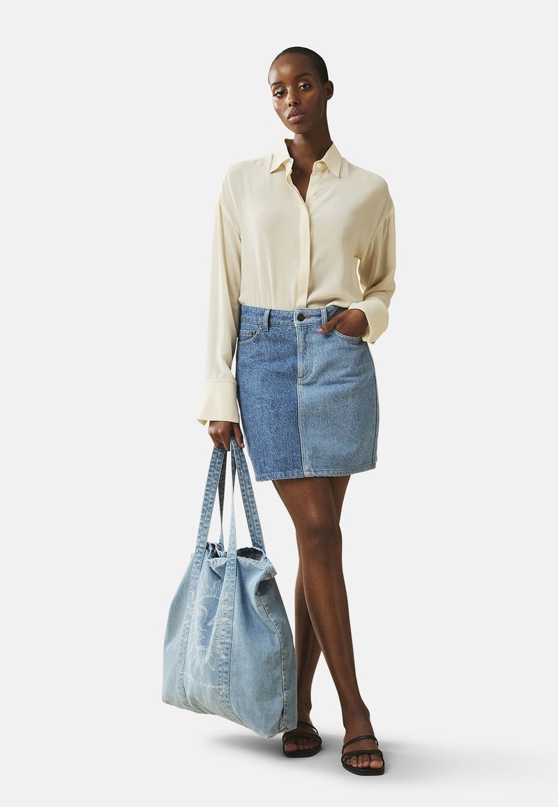 Lexington LENOX - Tote bag - lt blue denim/light-blue denim - Zalando