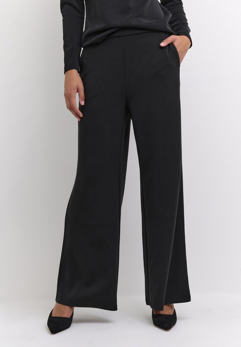 My Essential Wardrobe Pantalon Classique Black Noir Zalando Fr