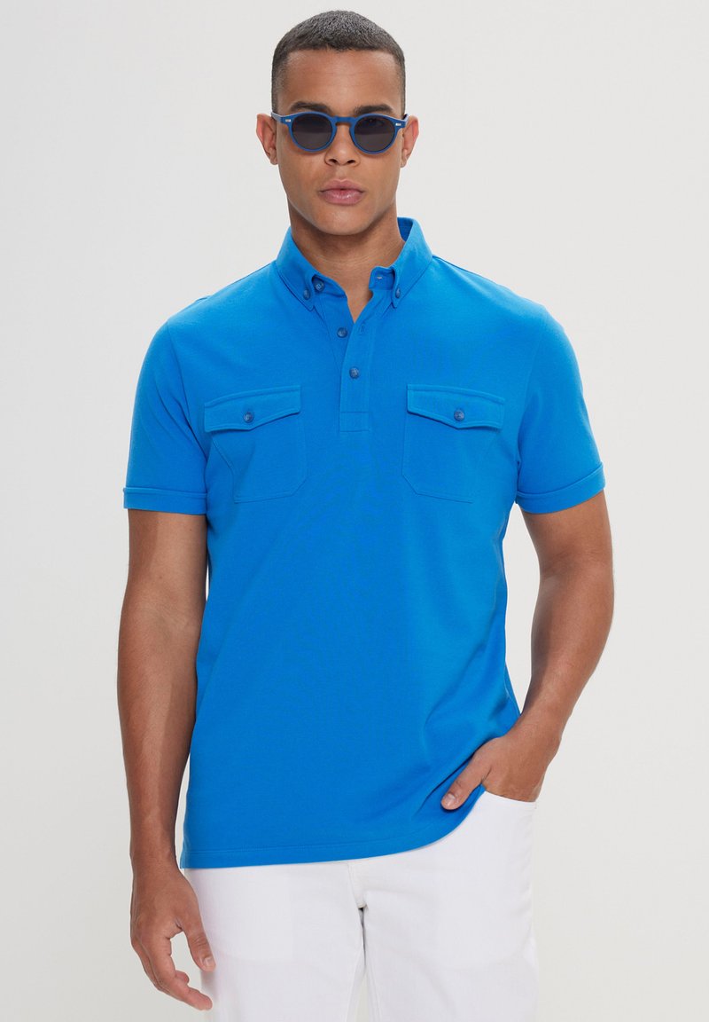 AC&CO / ALTINYILDIZ CLASSICS Polo shirt - saxon blue/royal blue - Zalando