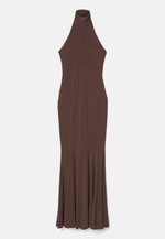 Norma Kamali HALTER TURTLE FISHTAIL - Ballkleid - chocolate/braun - Zalando.at